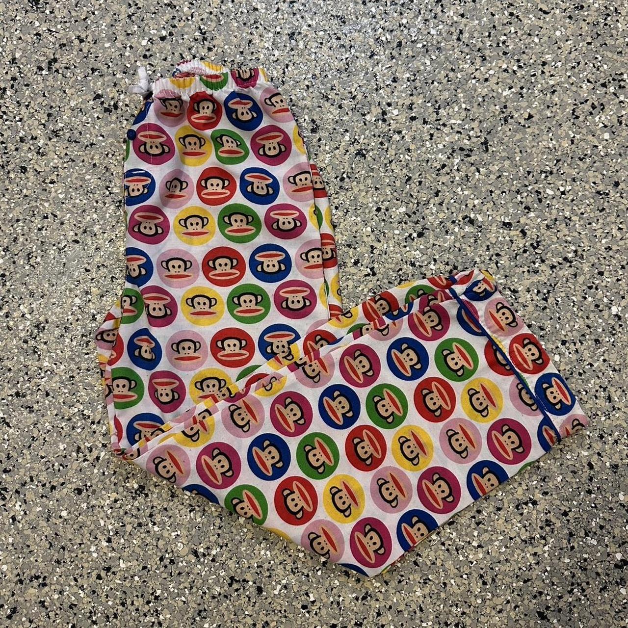 Y2K Paul Frank Monkey All Over Print Baggy Girl Cute... | Depop