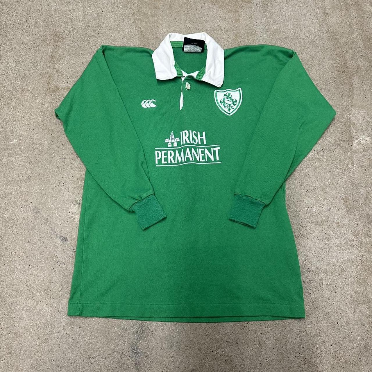 Canterbury Permanent TSB Ireland Irish Rugby Shirt... | Depop