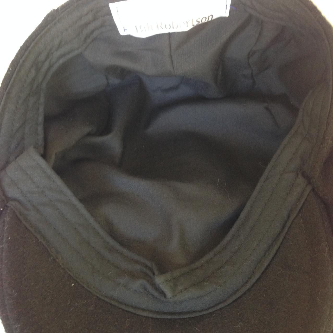 Peaky blinders style black cap, wool, "Bill... - Depop