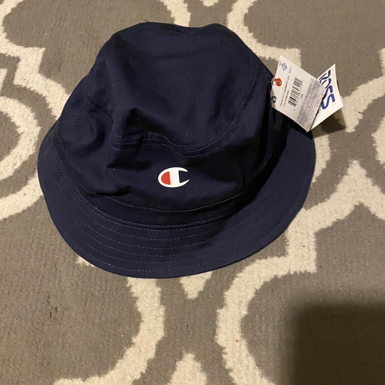 Desc: Champion Bucket Hat Size: OSFA Color: navy... - Depop