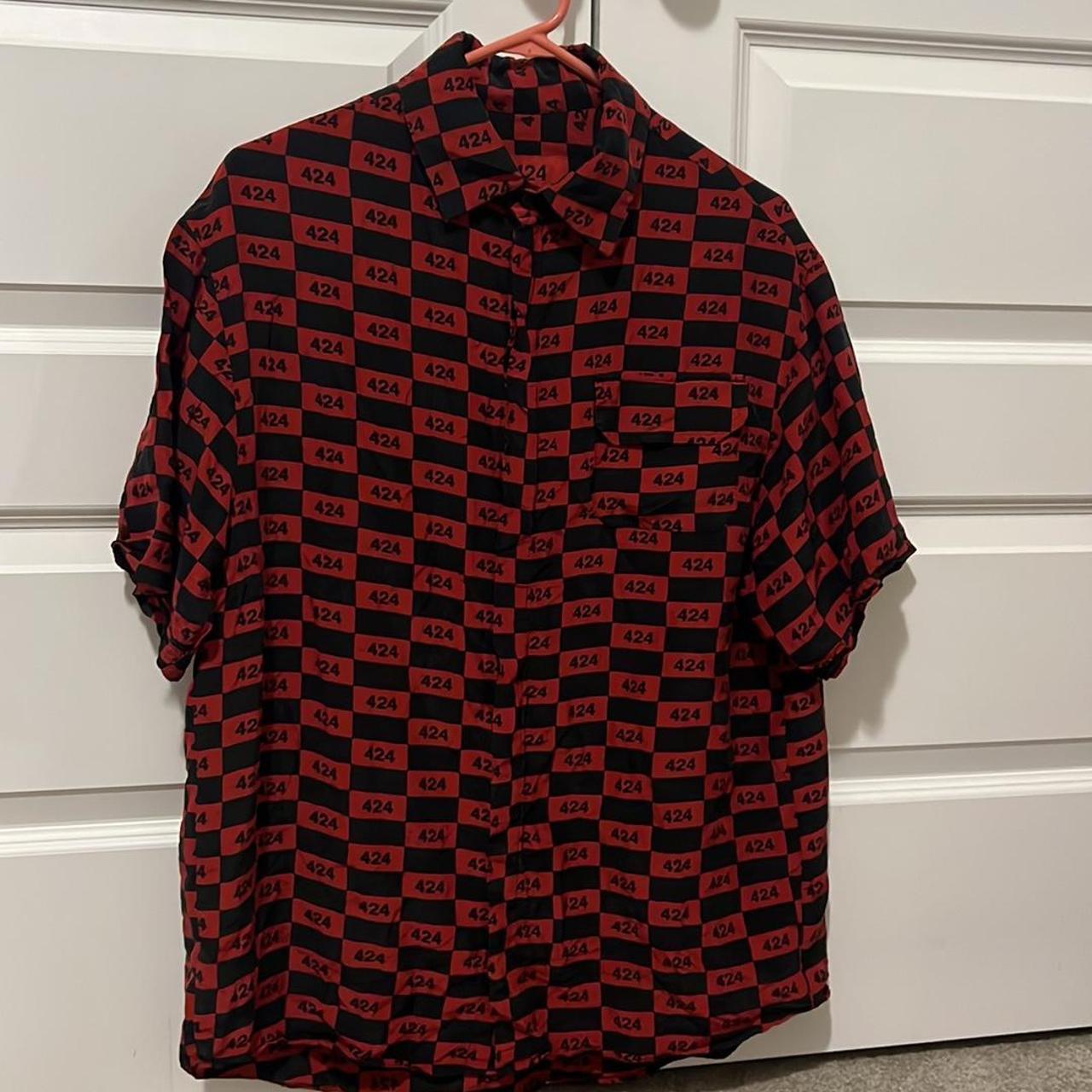 Men’s 424 Brand Button Up. Super stylish and nice!... - Depop