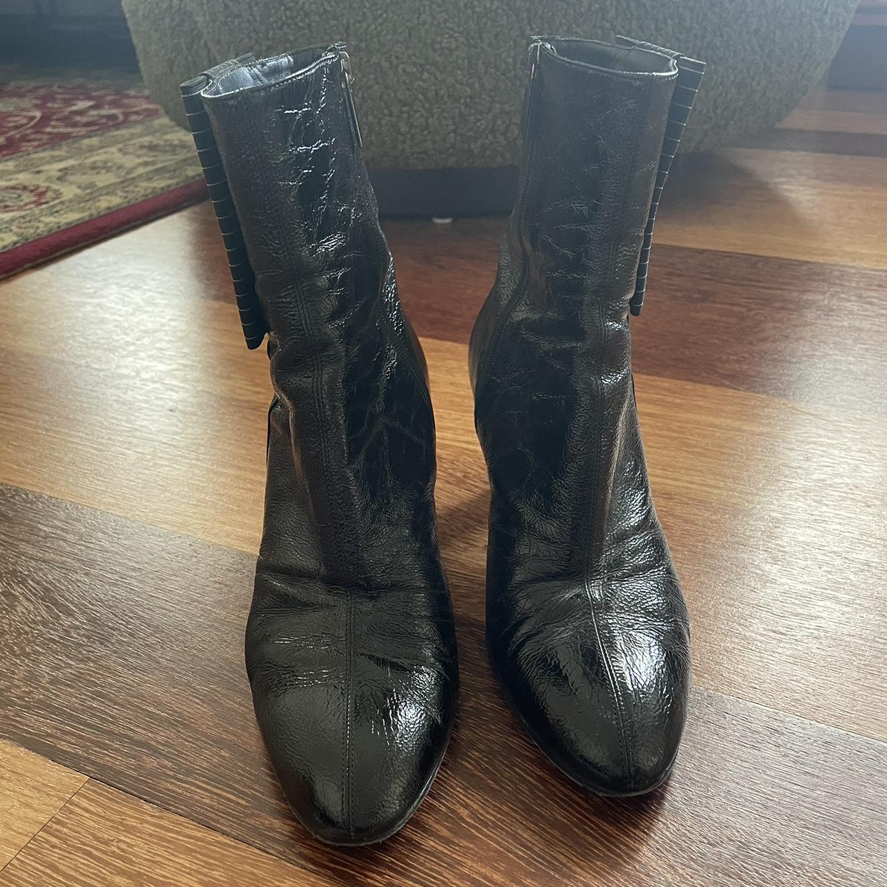 thierry rabotin vintage italian leather boots. size... - Depop