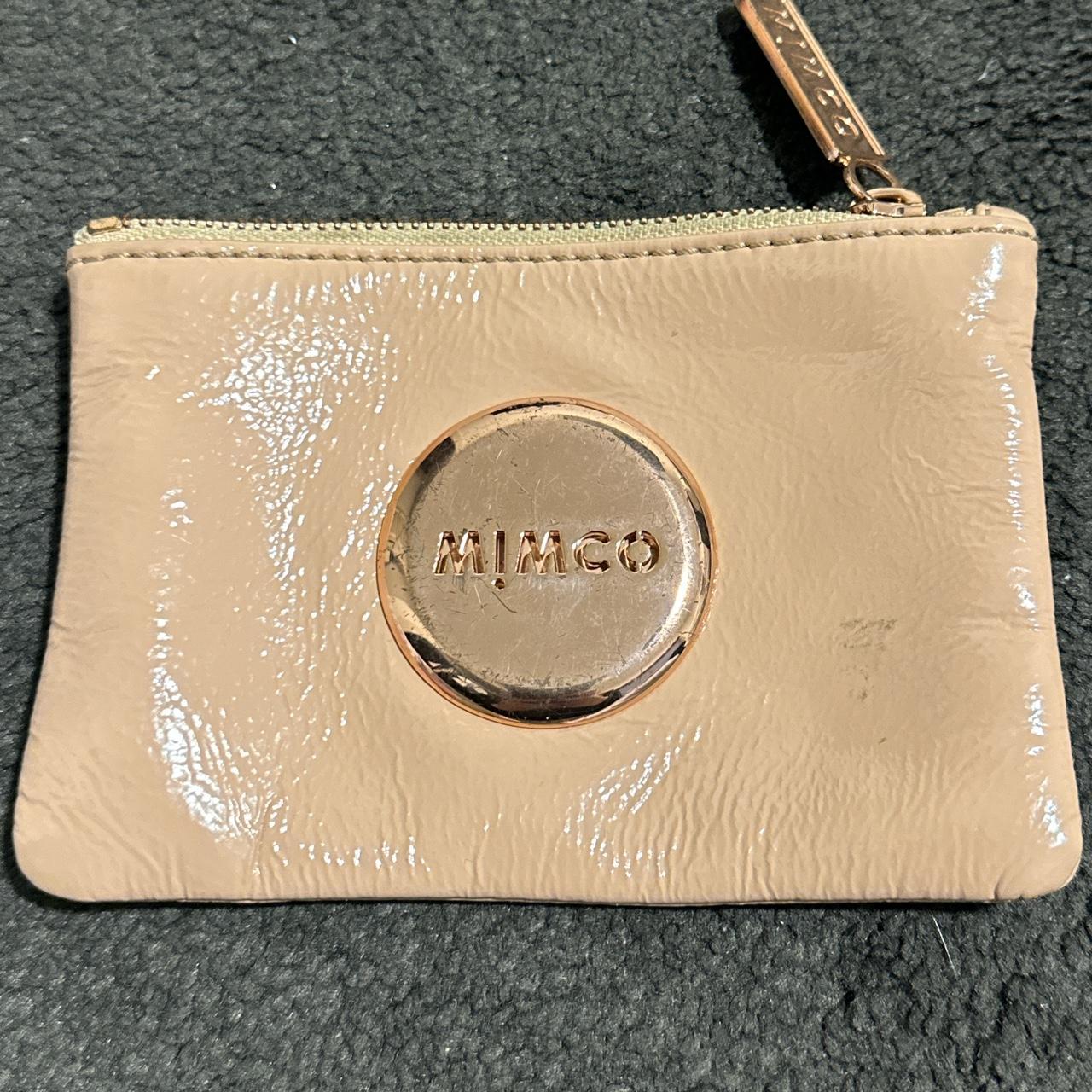 Mimco coin purse, light pink & rose gold. - Depop