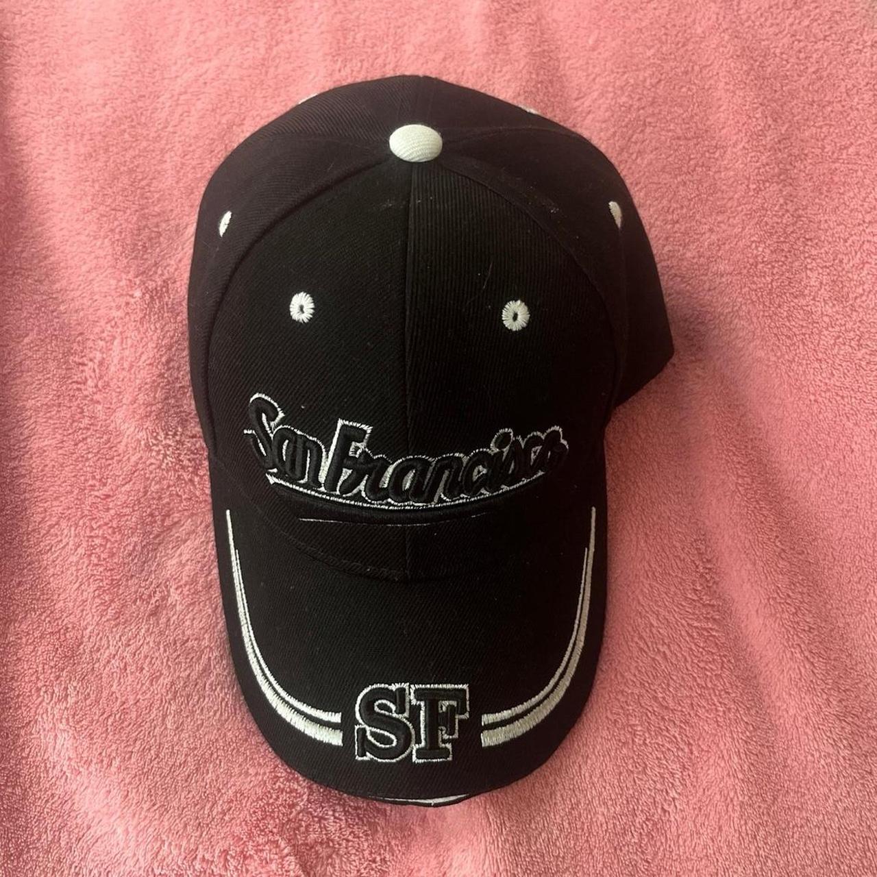 Black and white San Francisco baseball cap... | Depop