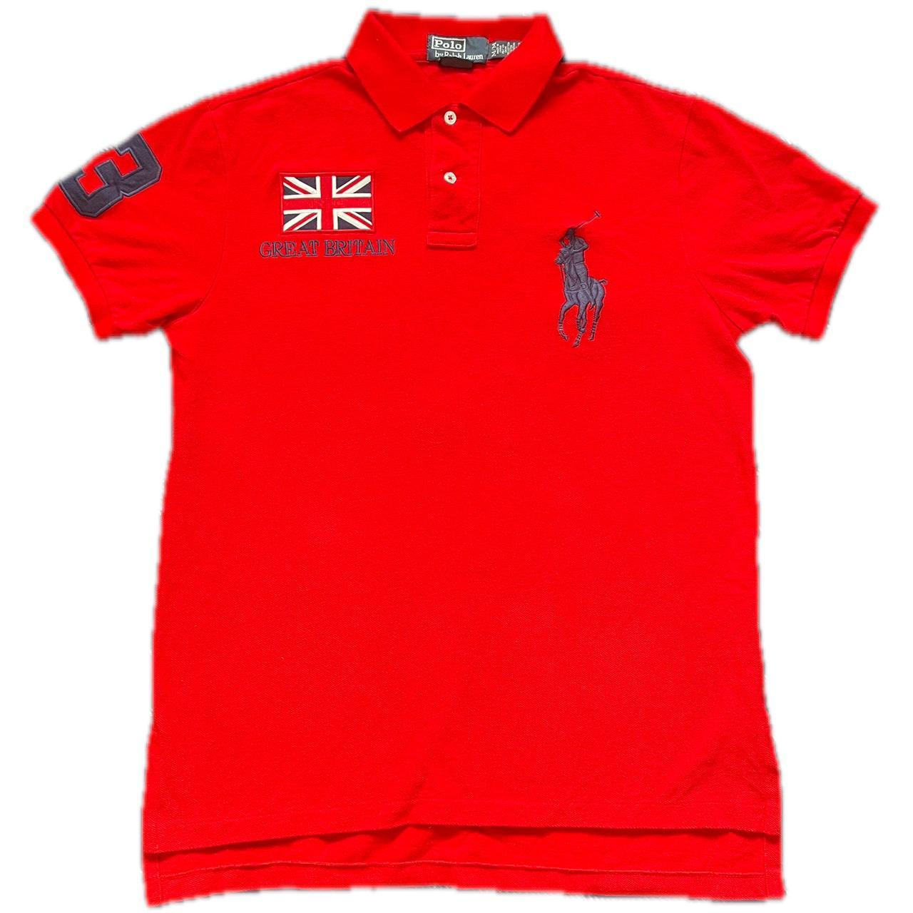 Ralph Lauren Great Britain flag polo Size medium... - Depop