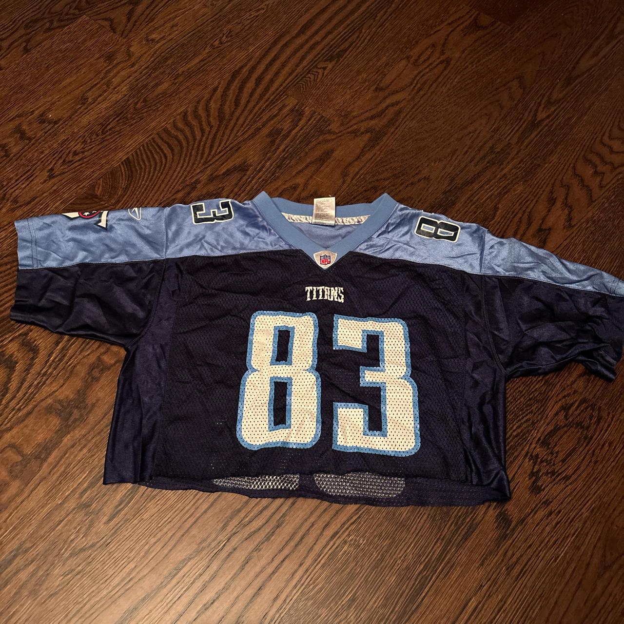 Cropped Bennett Tennessee titans cropped... | Depop