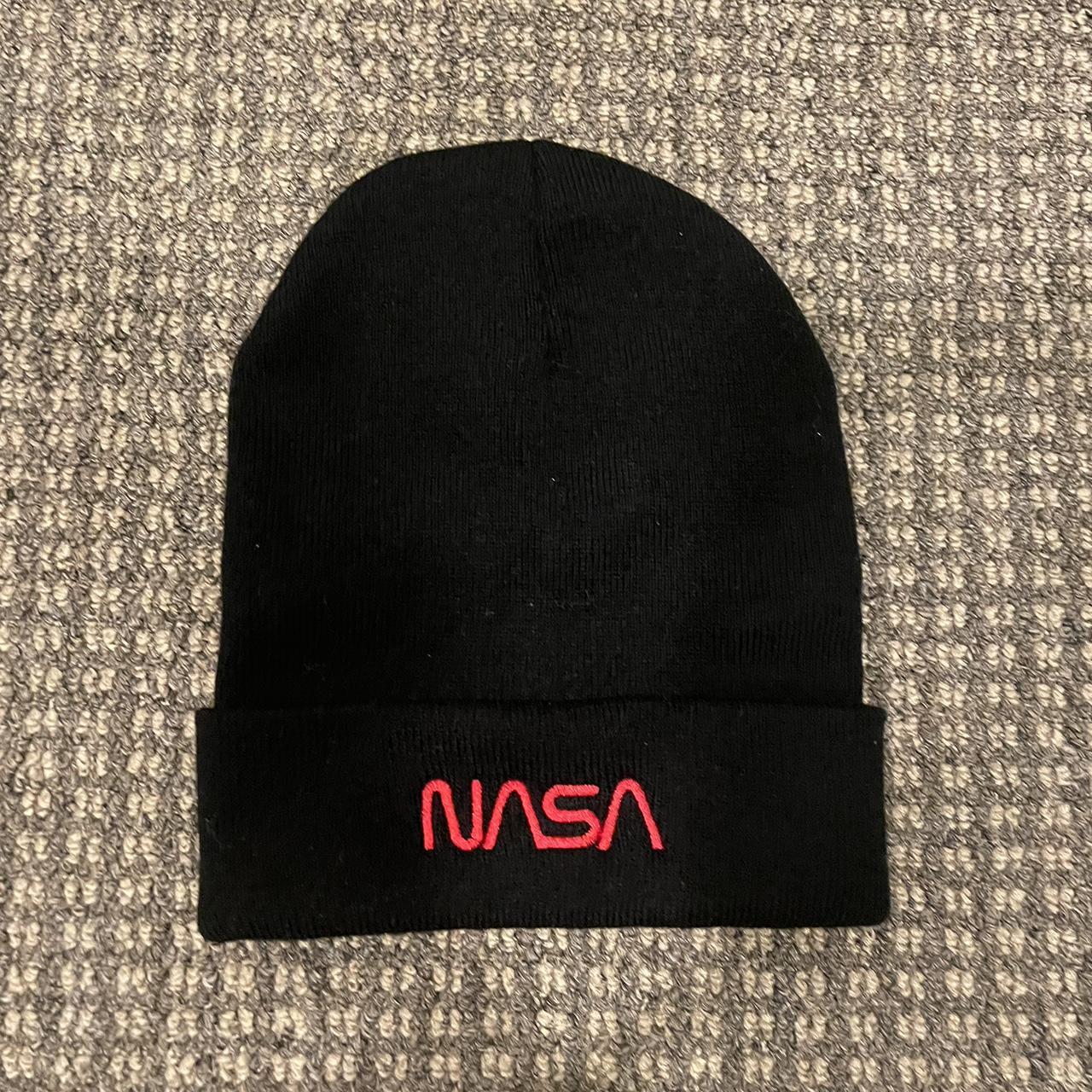Black NASA beanie Brand new, never worn! Black... - Depop