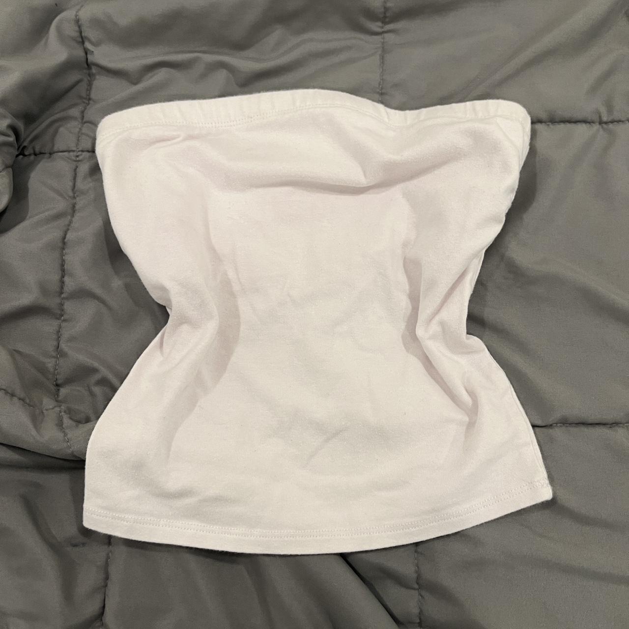 Double-lined light pink tube top, extremely... | Depop