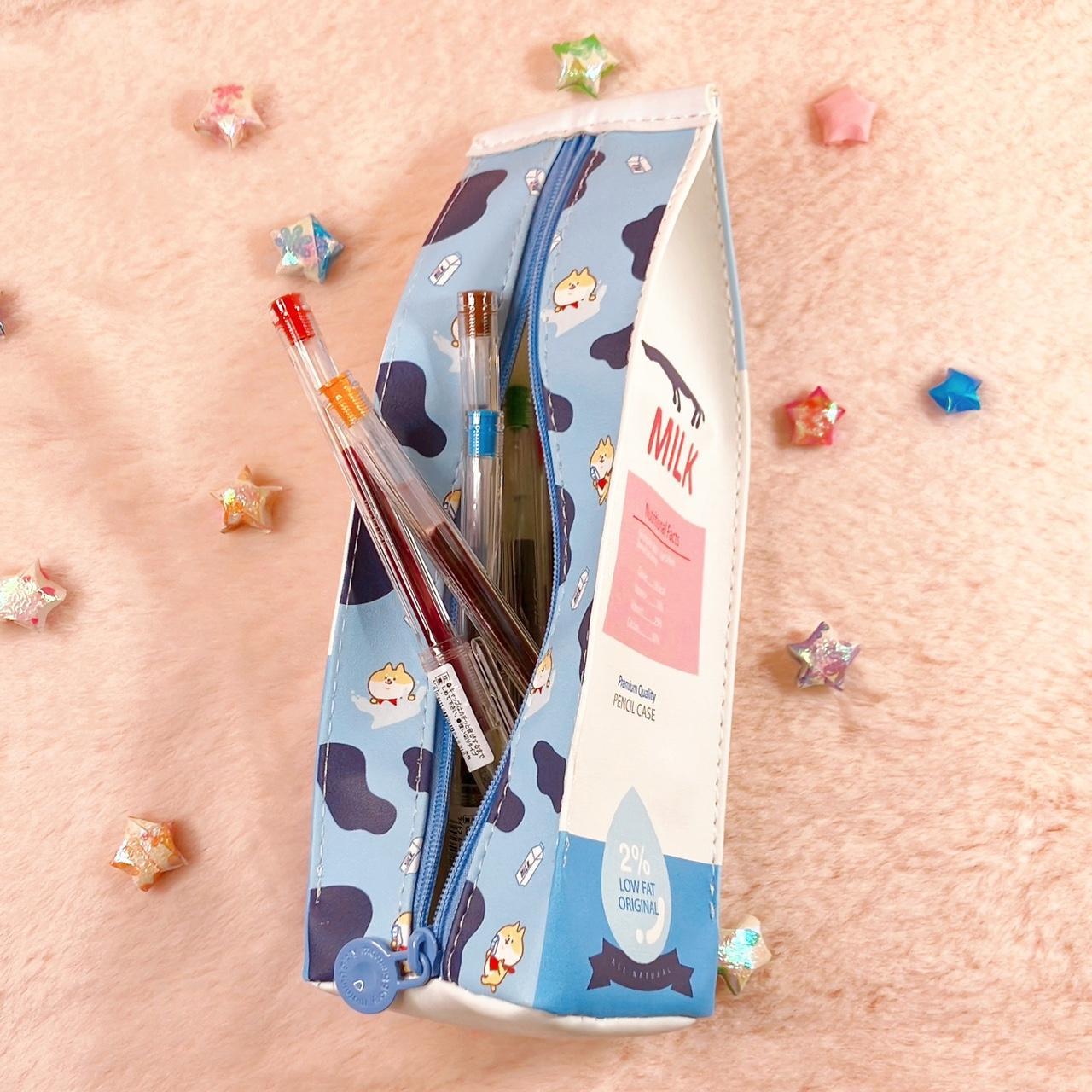 Milk carton pencil case / holder The perfect... - Depop