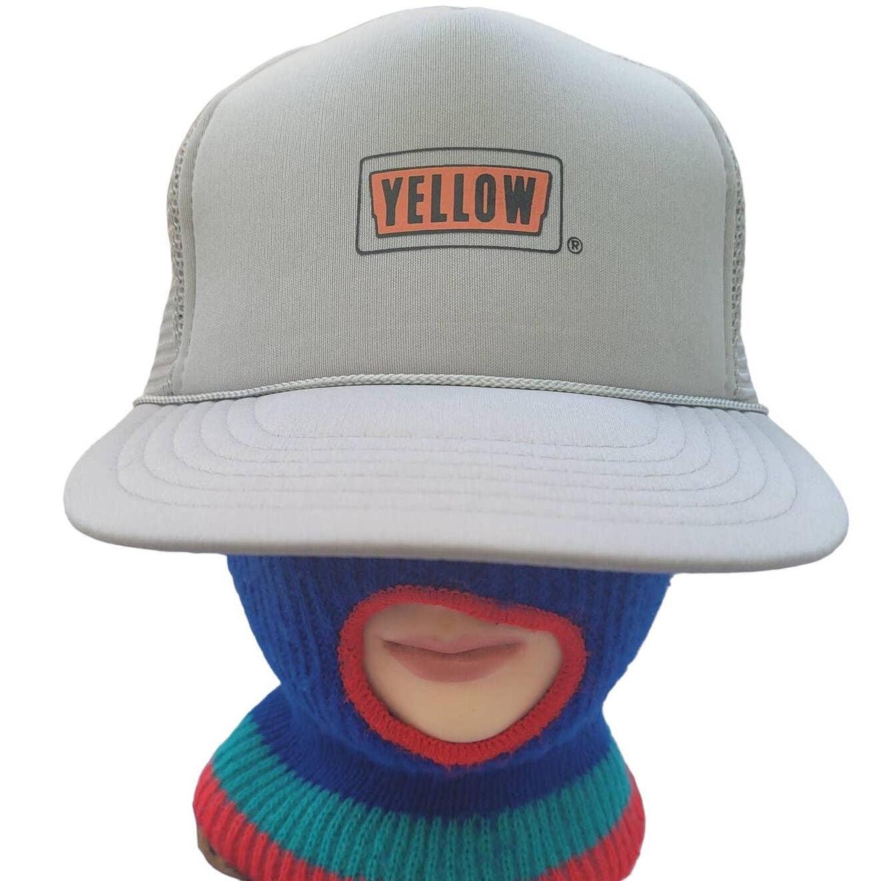 Vintage Yellow Freight Co. Trucker hat. color:... - Depop