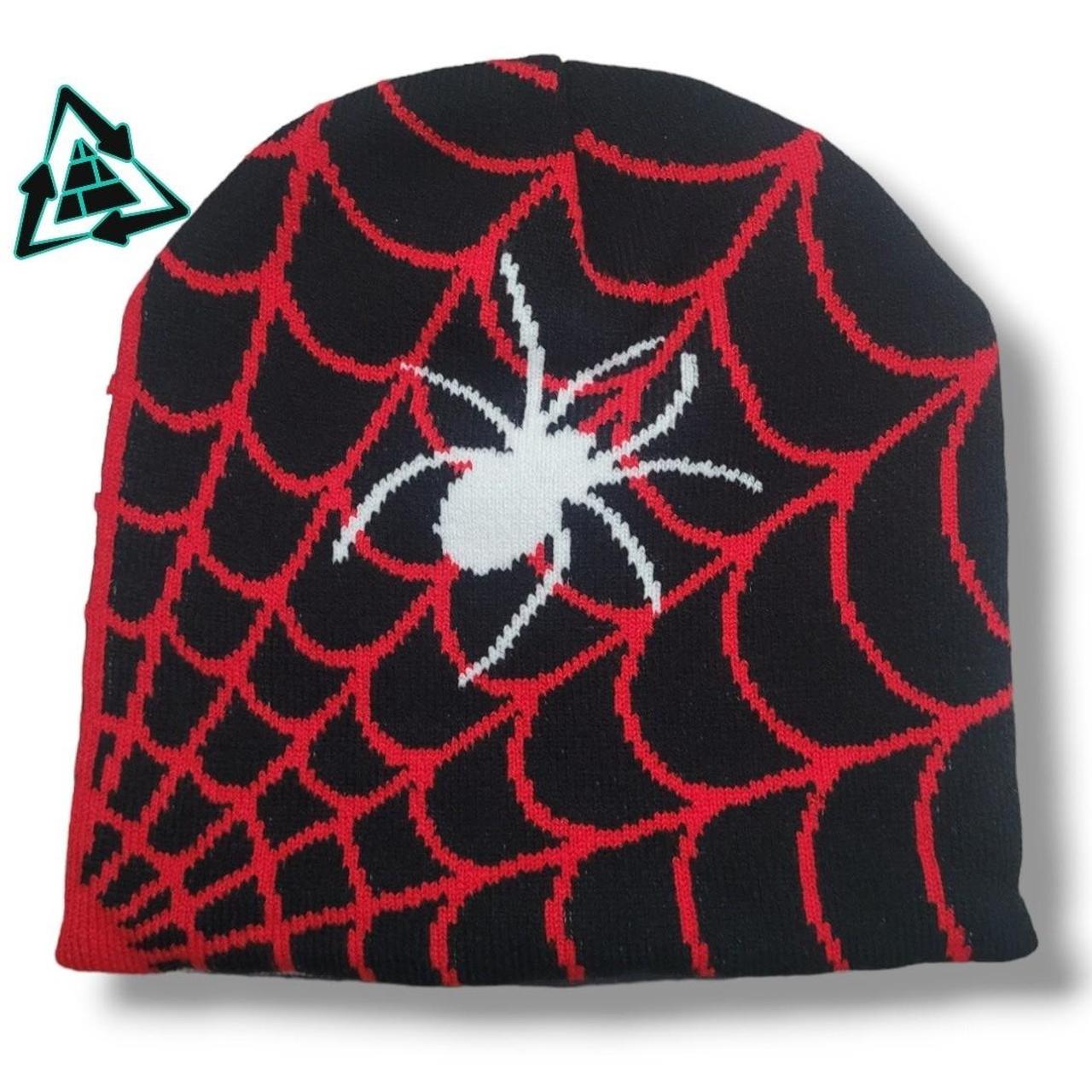 Brand new Y2K style Spider Web beanie / Skullie.... - Depop
