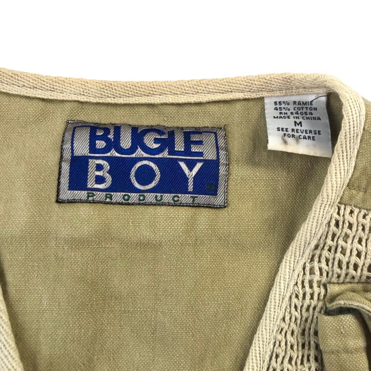 VINTAGE BUGLE BOY Men's Fishing Vest Hunting... - Depop
