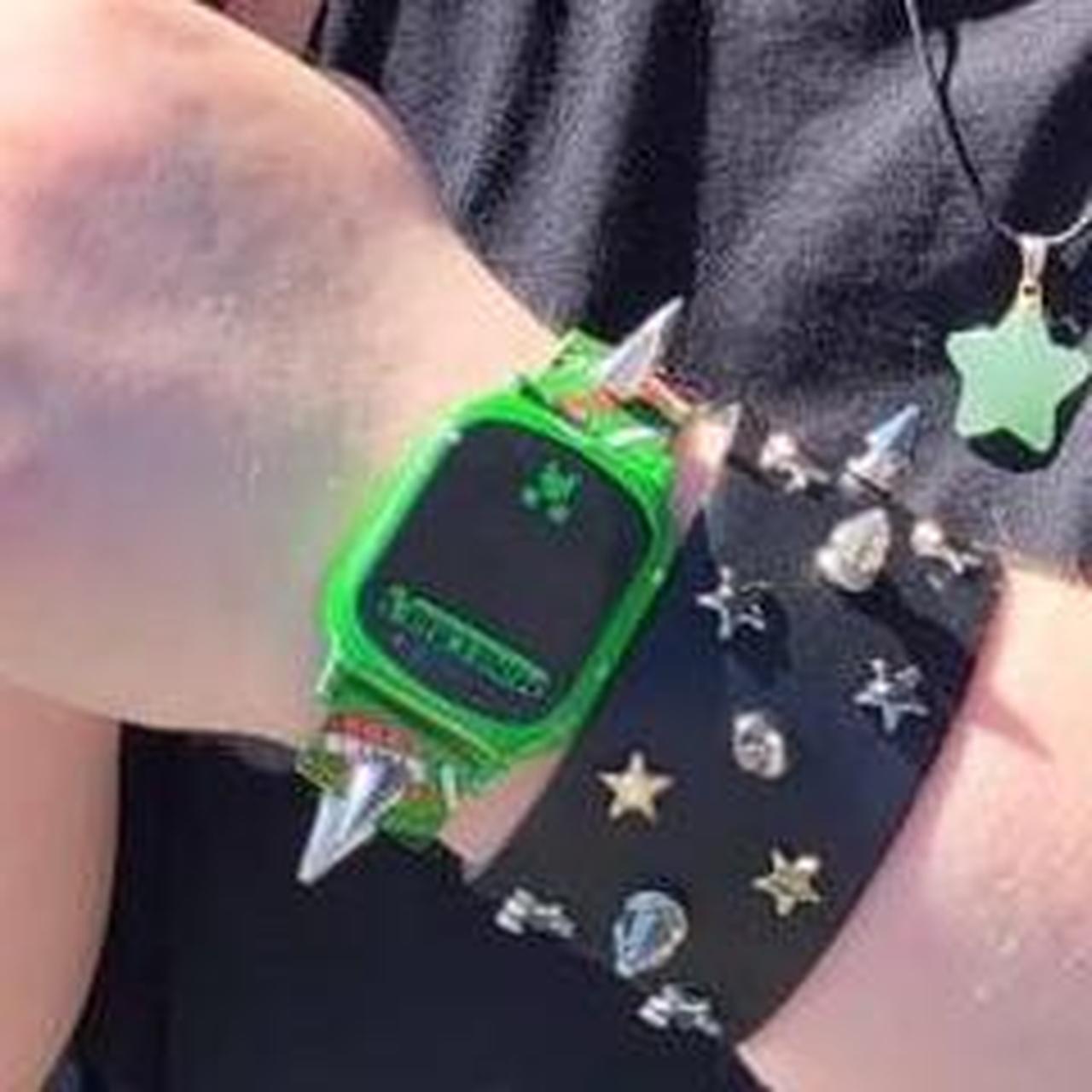 minecraft grunge punk spiked watch made to order!... - Depop