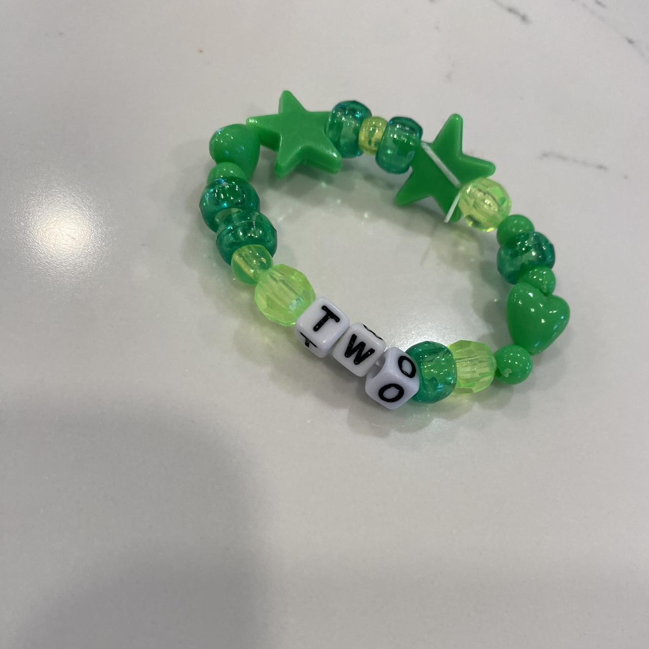 Two Bfdi Green Bracelet #bfdi #kandi | Depop