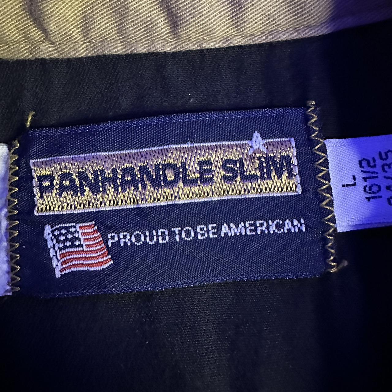 Panhandle Men's Cream and Black Shirt | Depop