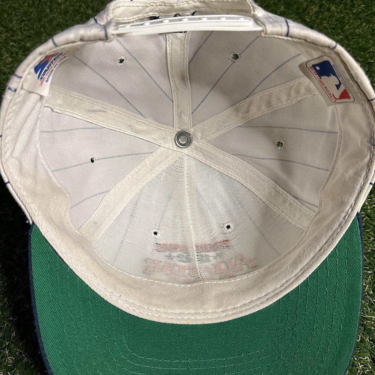 Starter Men's White and Navy Hat | Depop