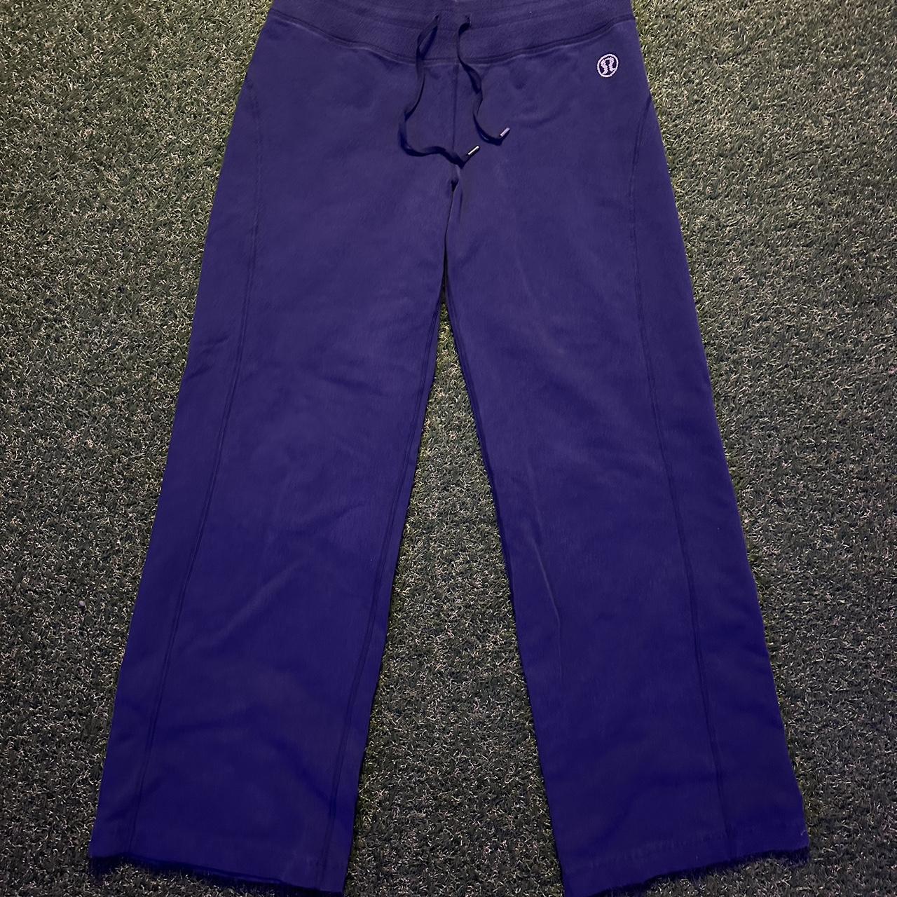 Vintage or Y2K Lululemon embroidered logo pants, not... - Depop