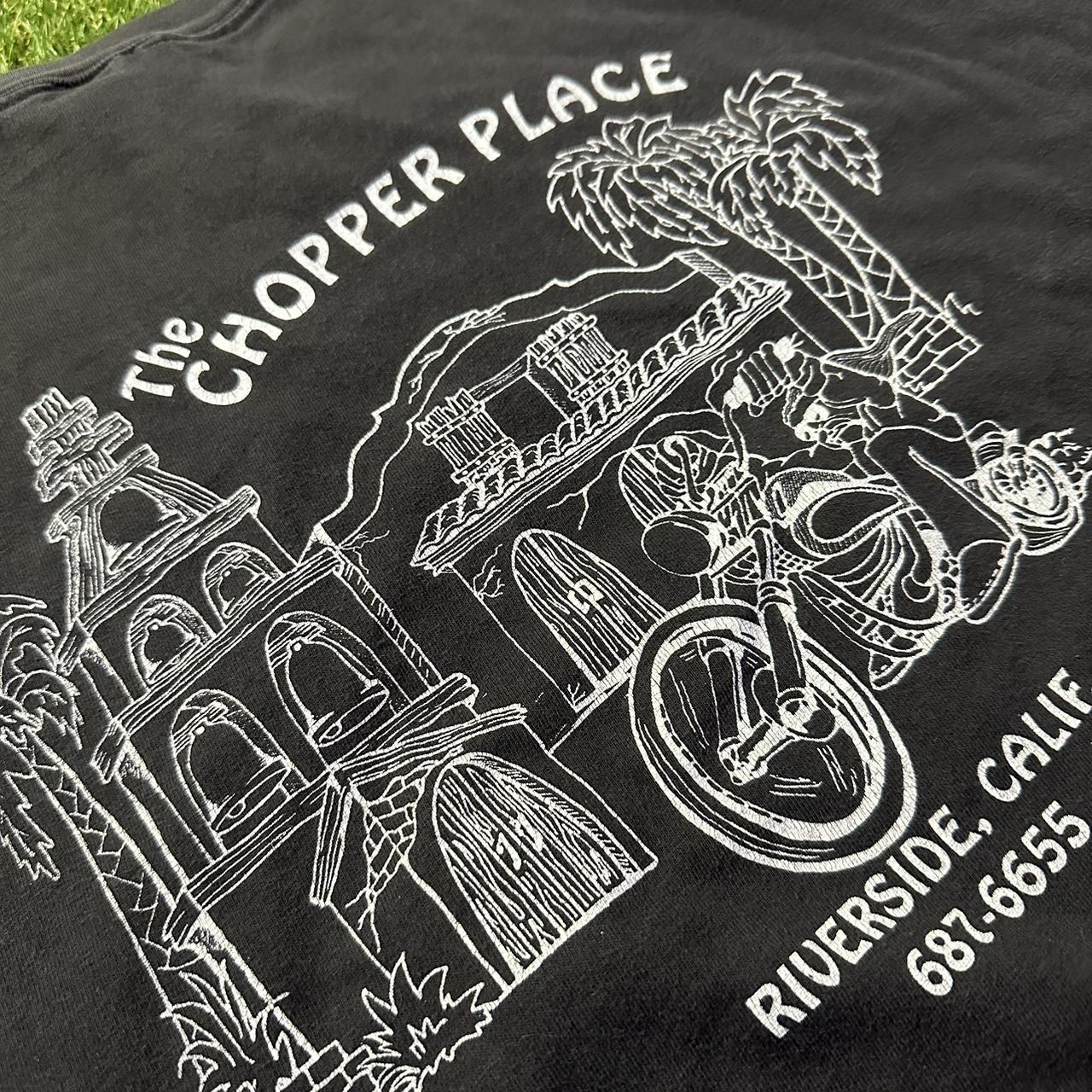 Vintage 90s Motorcycle club graphic T shirt with... - Depop