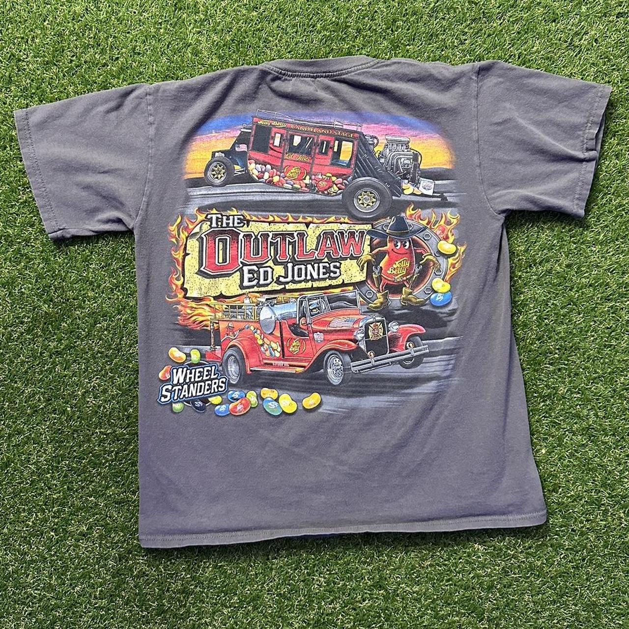 Vintage Hotrod T shirt for “The Outlaw” Ed Jones,... - Depop
