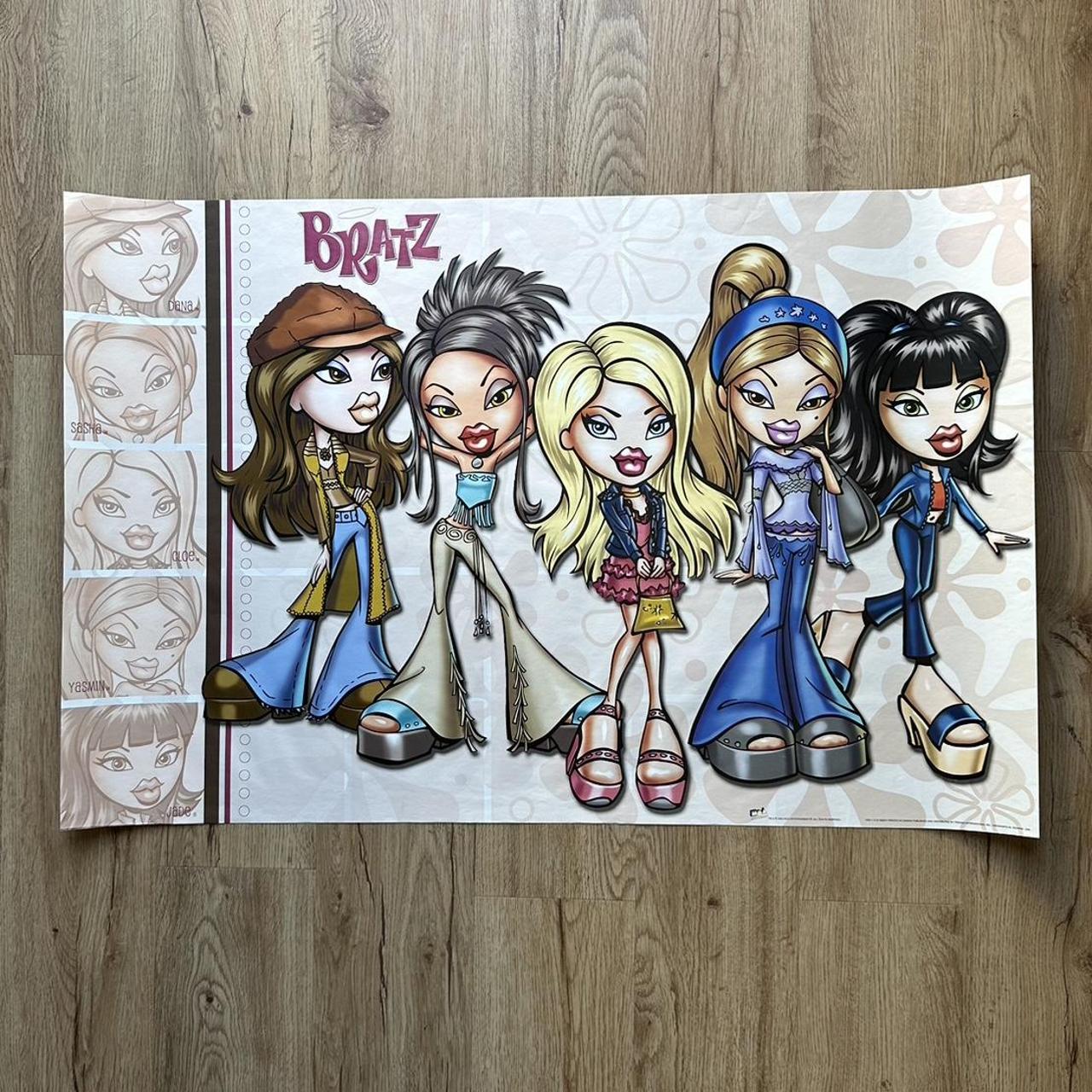 Y2K Bratz retro poster, cool room decoration dated... - Depop