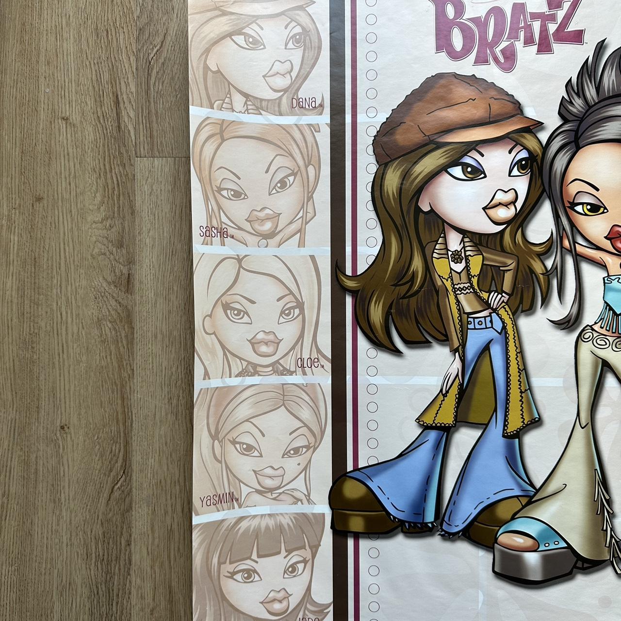 Y2K Bratz retro poster, cool room decoration dated... - Depop
