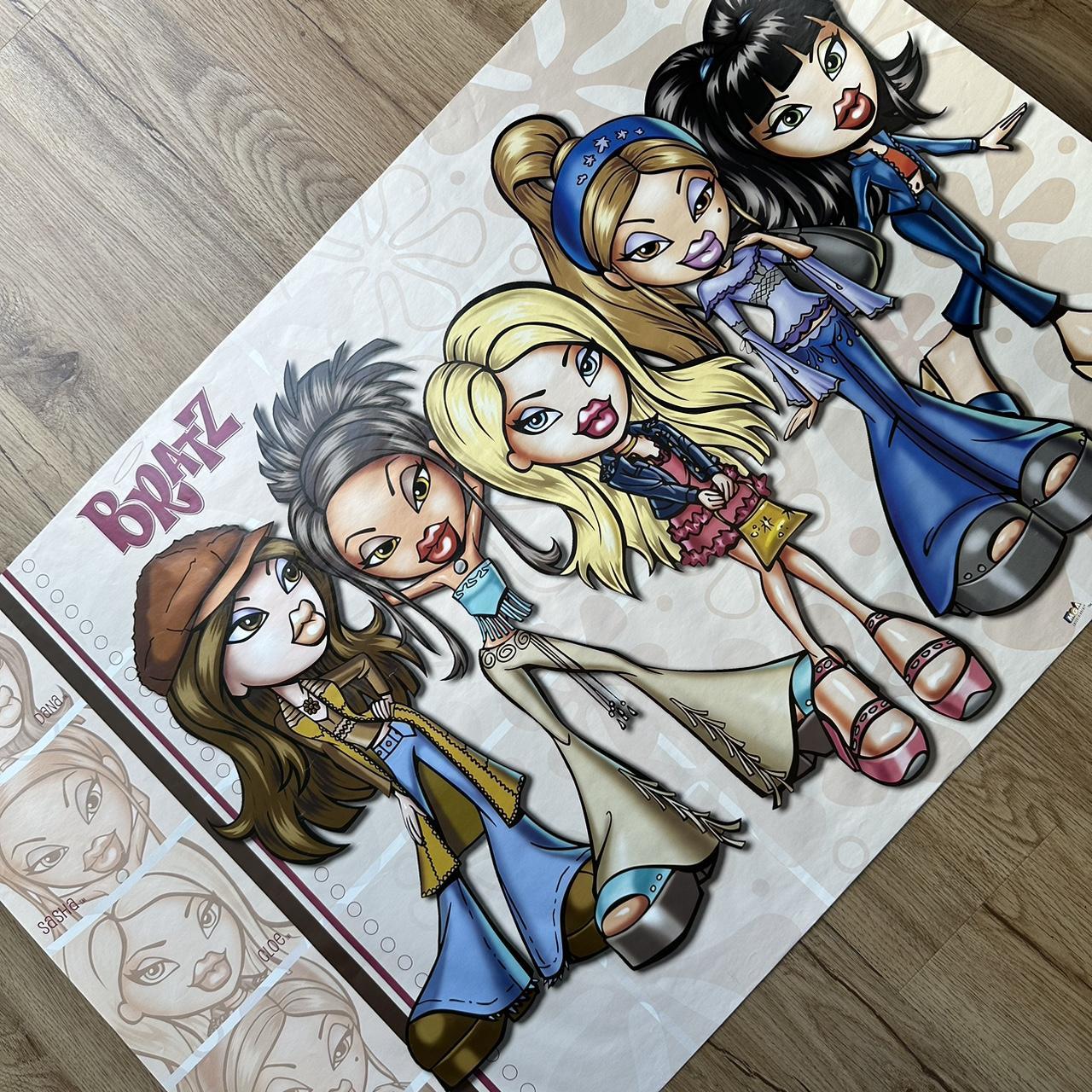 Y2K Bratz retro poster, cool room decoration dated... - Depop