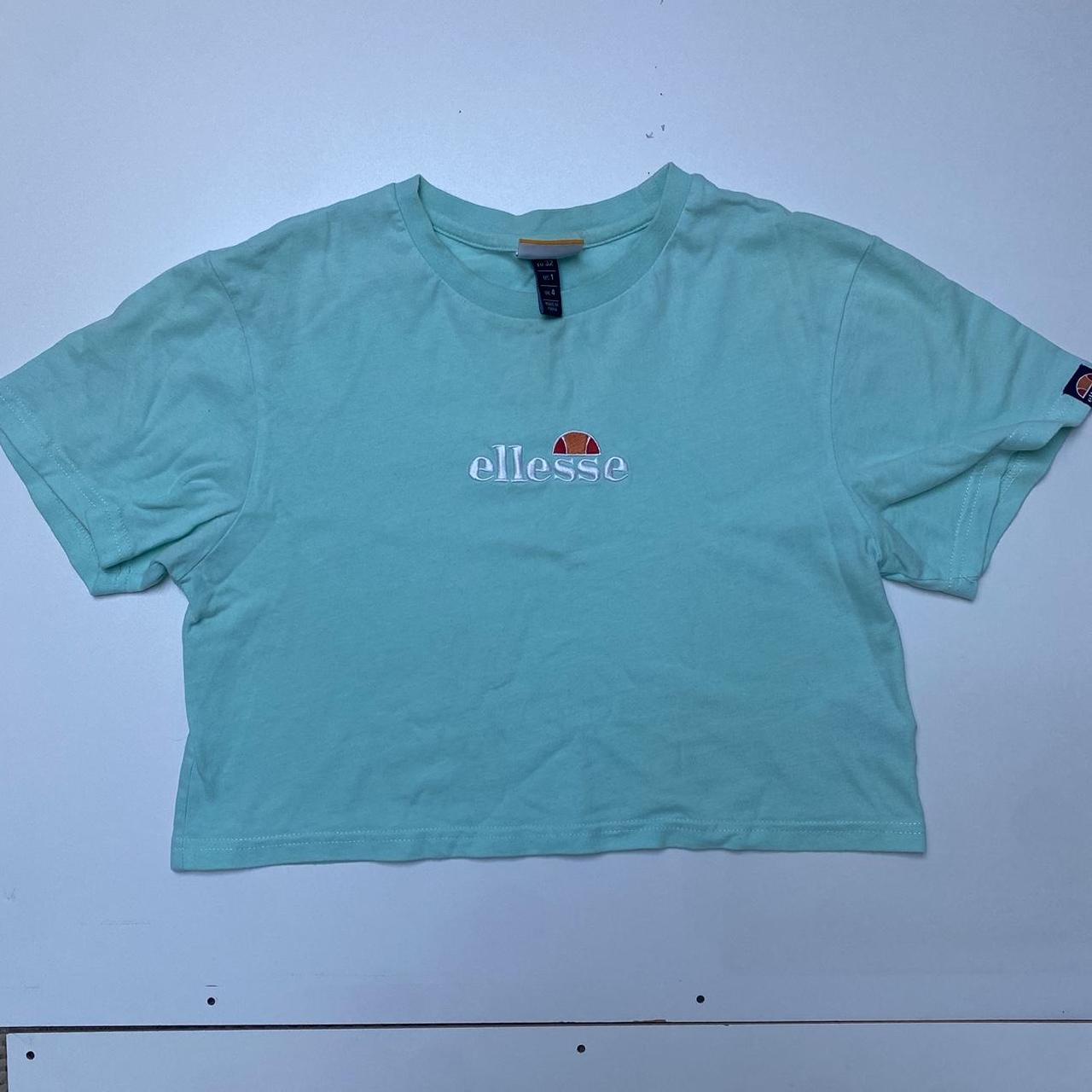 Ellesse Mint green crop top Has been worn a good... - Depop