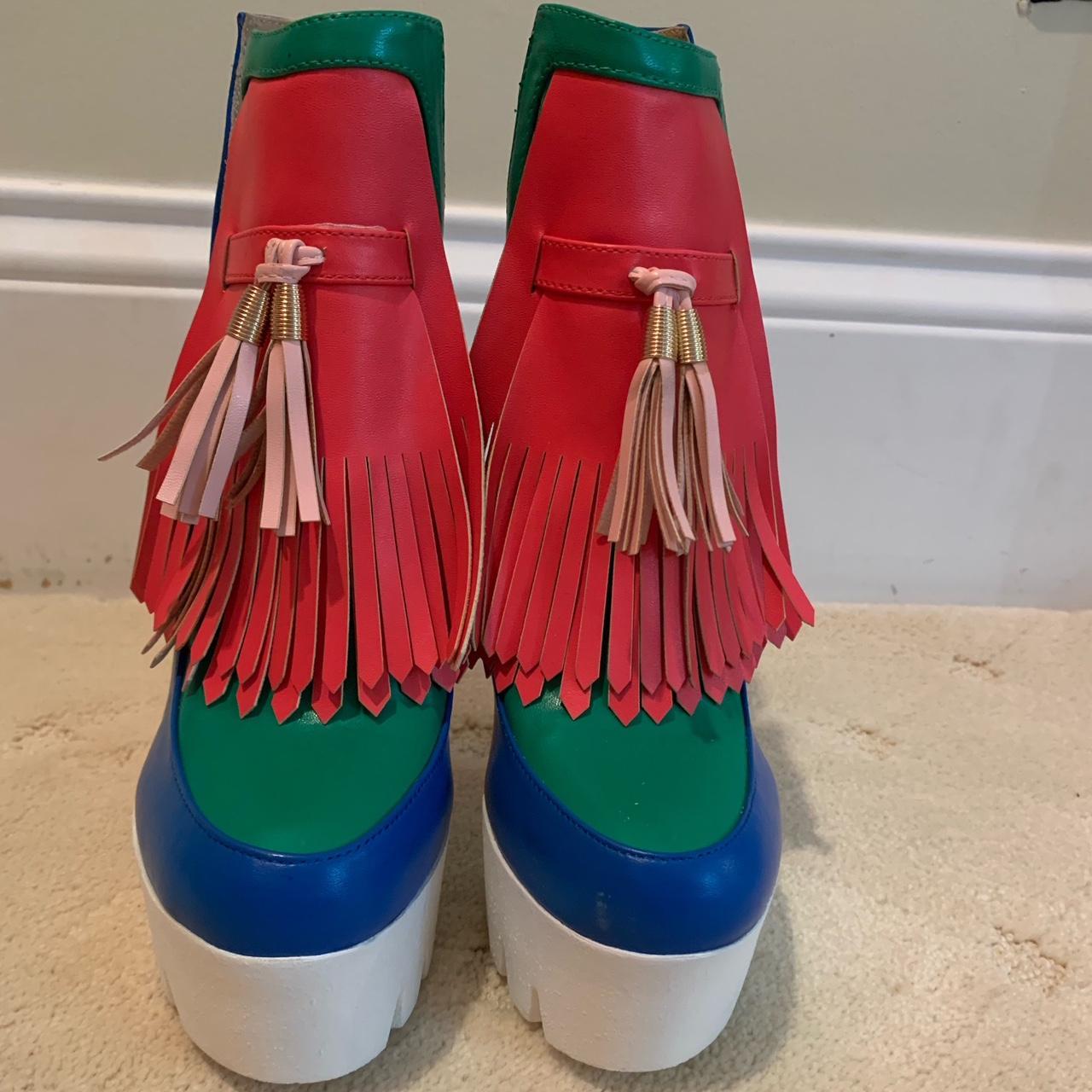 Super fun AND colorful booties. Great colors and... - Depop