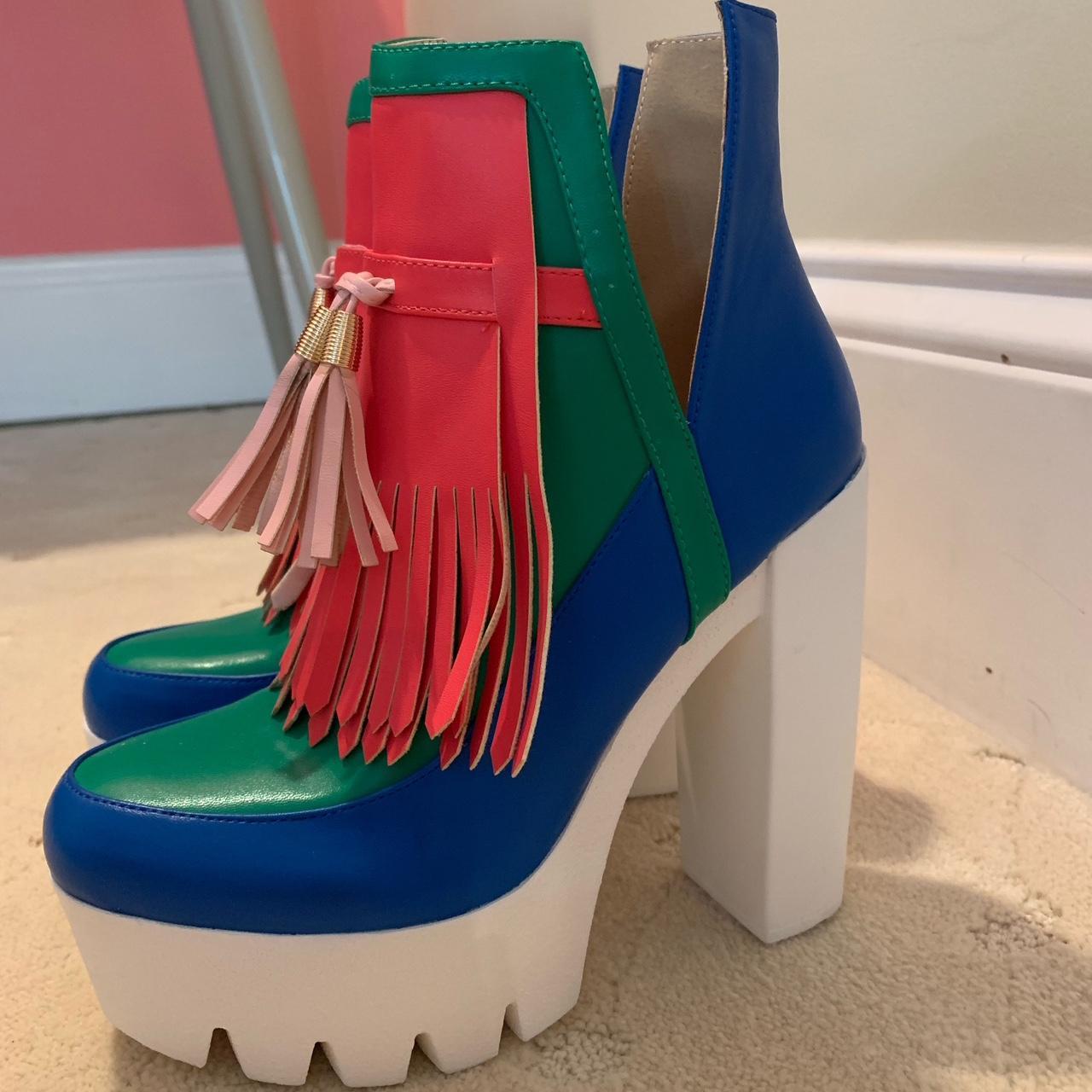 Super fun AND colorful booties. Great colors and... - Depop