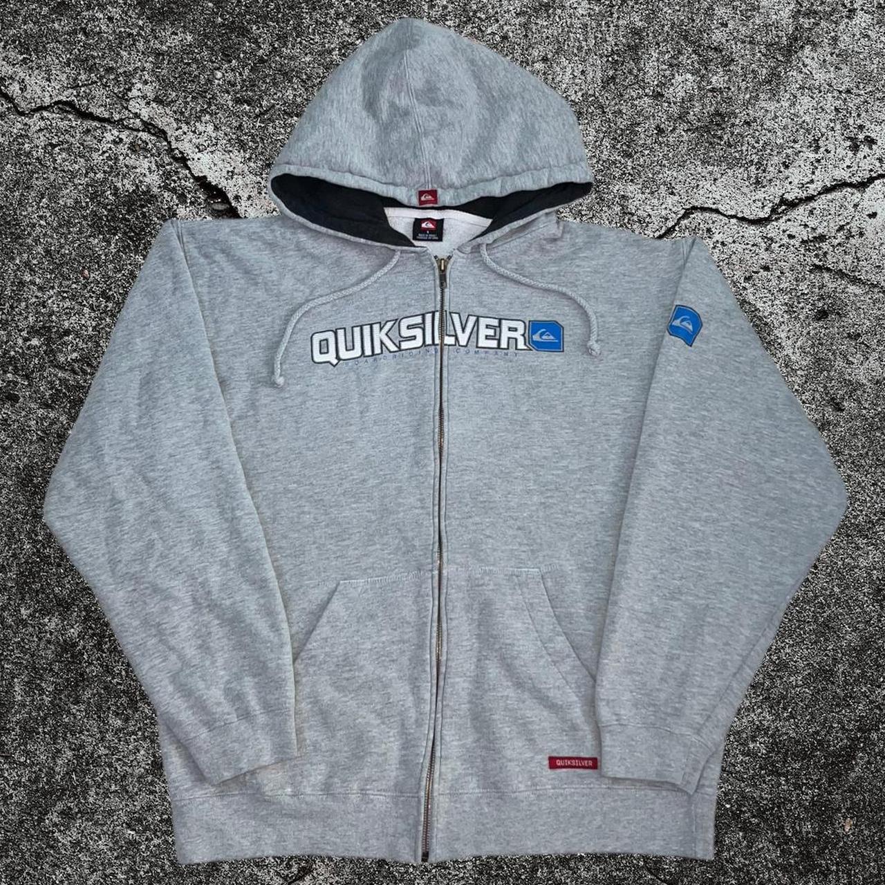 Quiksilver Zip Up Size : S (21x24”) Condition :... - Depop