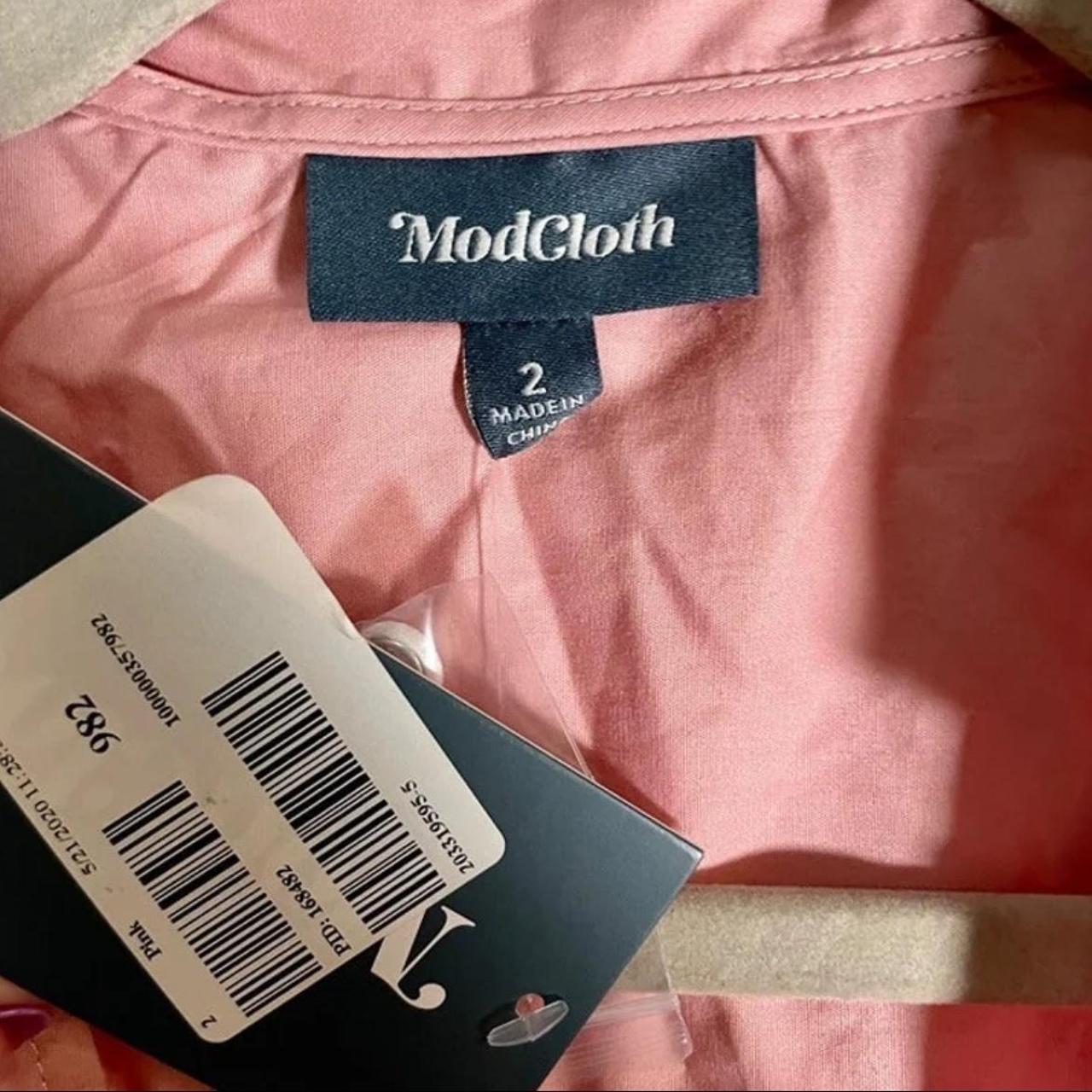 New with tags. ModCloth pink Mod as Well fit and... - Depop