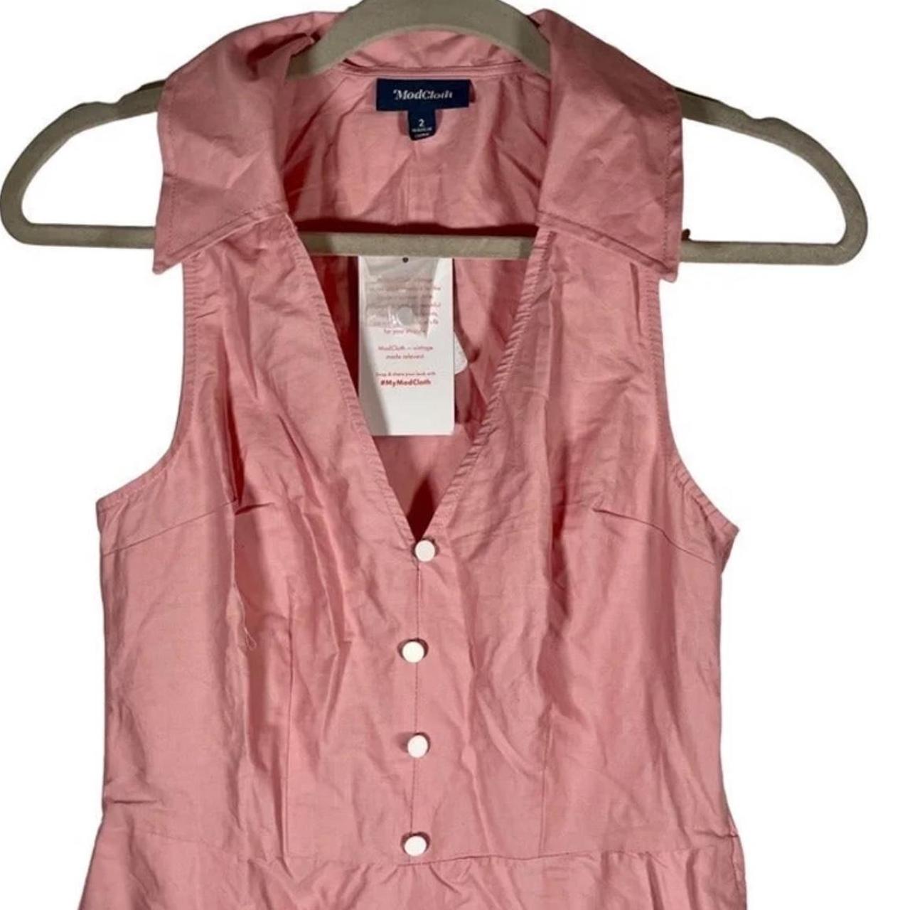 New with tags. ModCloth pink Mod as Well fit and... - Depop