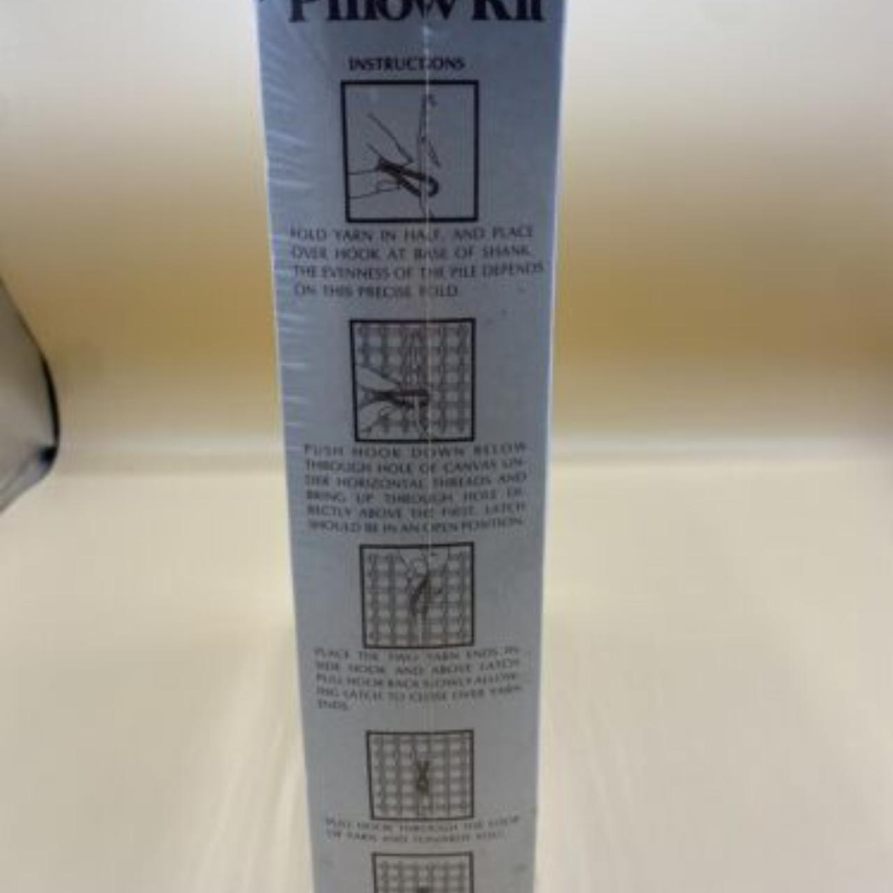 Vogart Crafts Hook It Latch Hook Pillow Kit #4211... - Depop