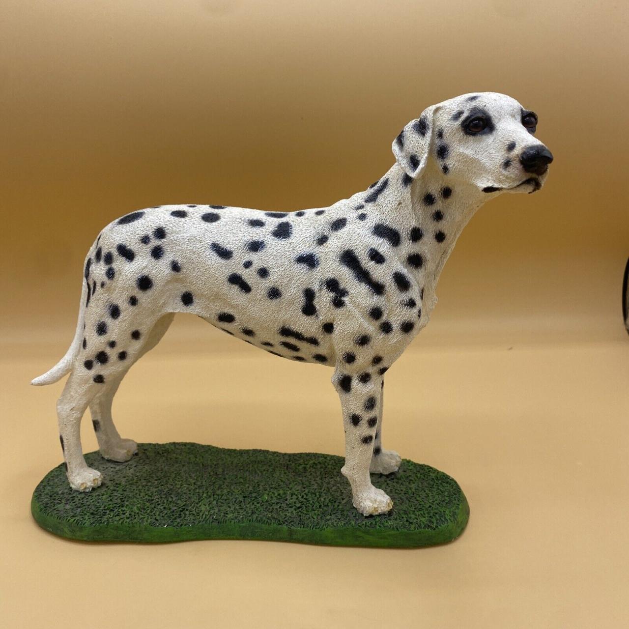 Living Stone Dalmatian On Base 2001 Figurine Encore... - Depop