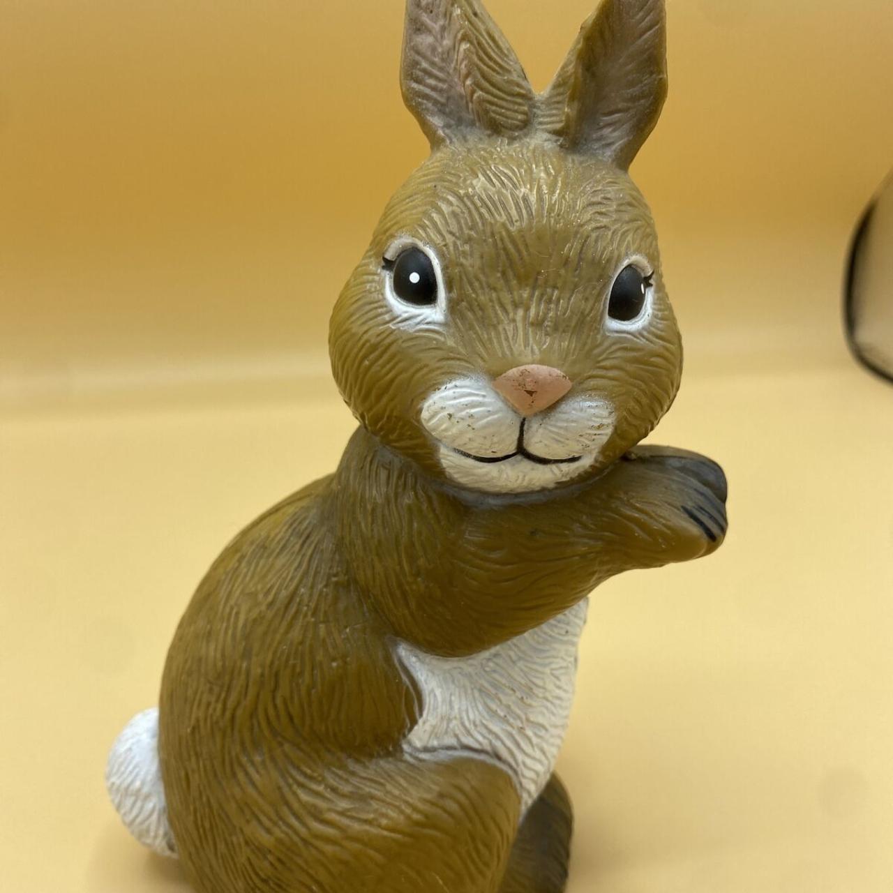 Plastic Brown Rabbit - Vintage - JSNY Taiwan-... - Depop