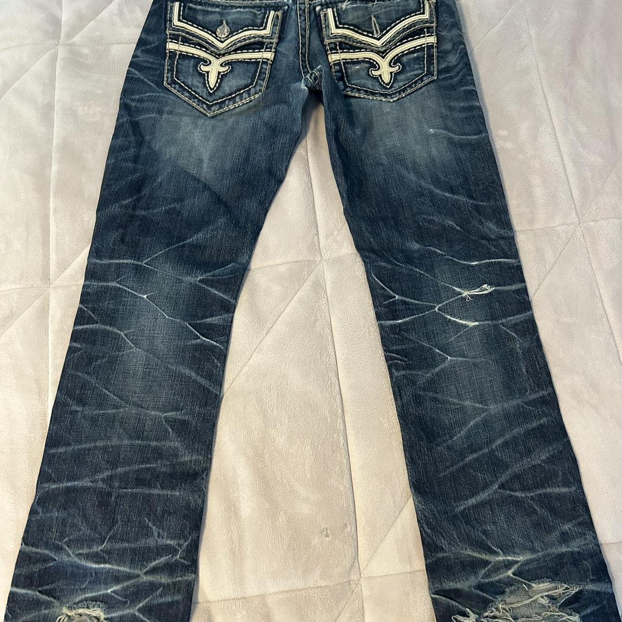 Mens Rock Revival straight jeans - Depop