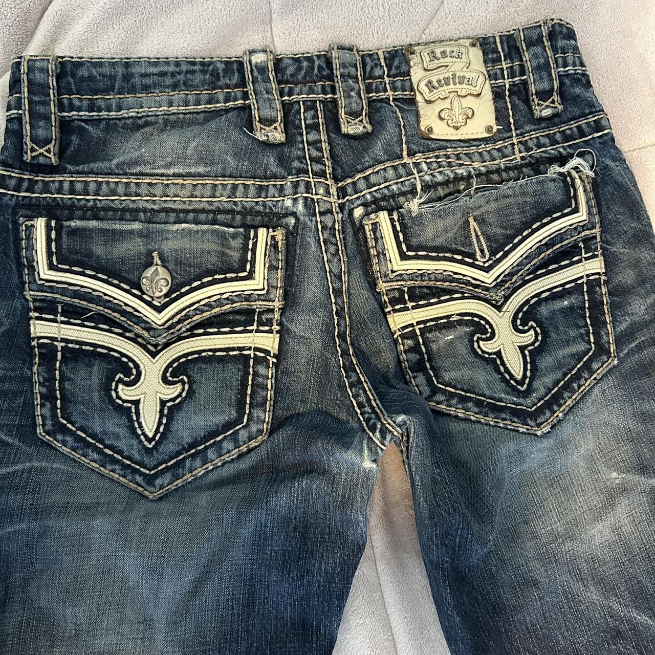 Mens Rock Revival straight jeans - Depop