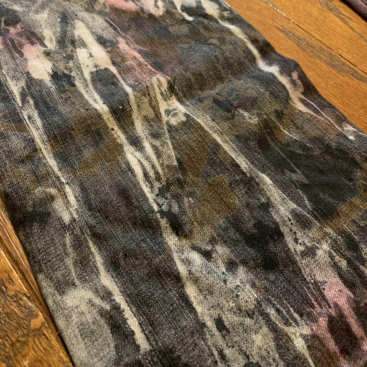 Robins Jean "Baba Red" 38x33 (18.5" across Volcanic... | Depop