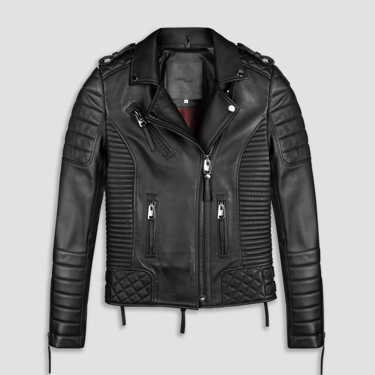 Boda Skins Women's Black Jacket | Depop