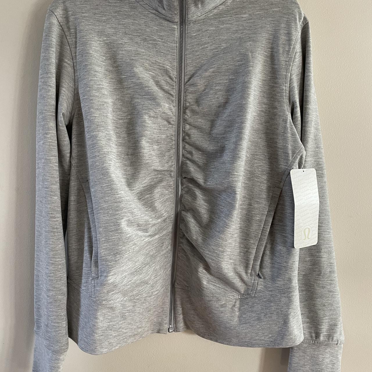 Gray Lululemon Gather Up Jacket Size 12 #lululemon... - Depop
