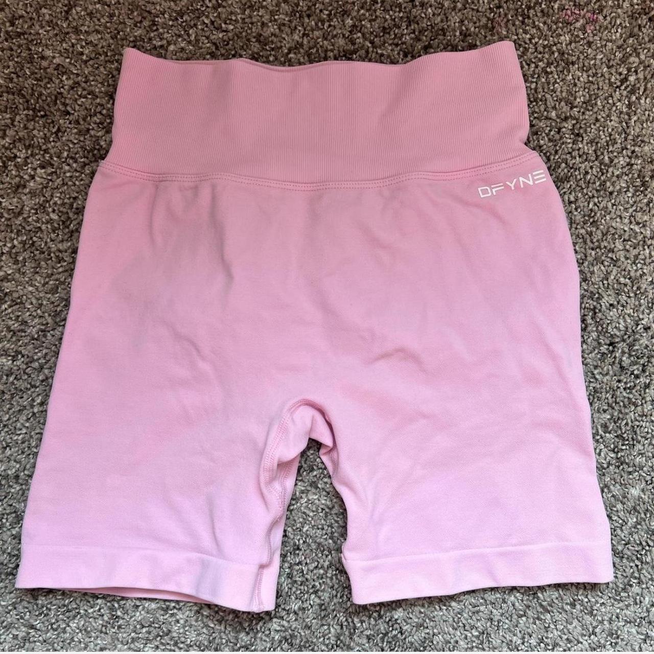 Pink Dfyne dynamic shorts size small make glutes... | Depop