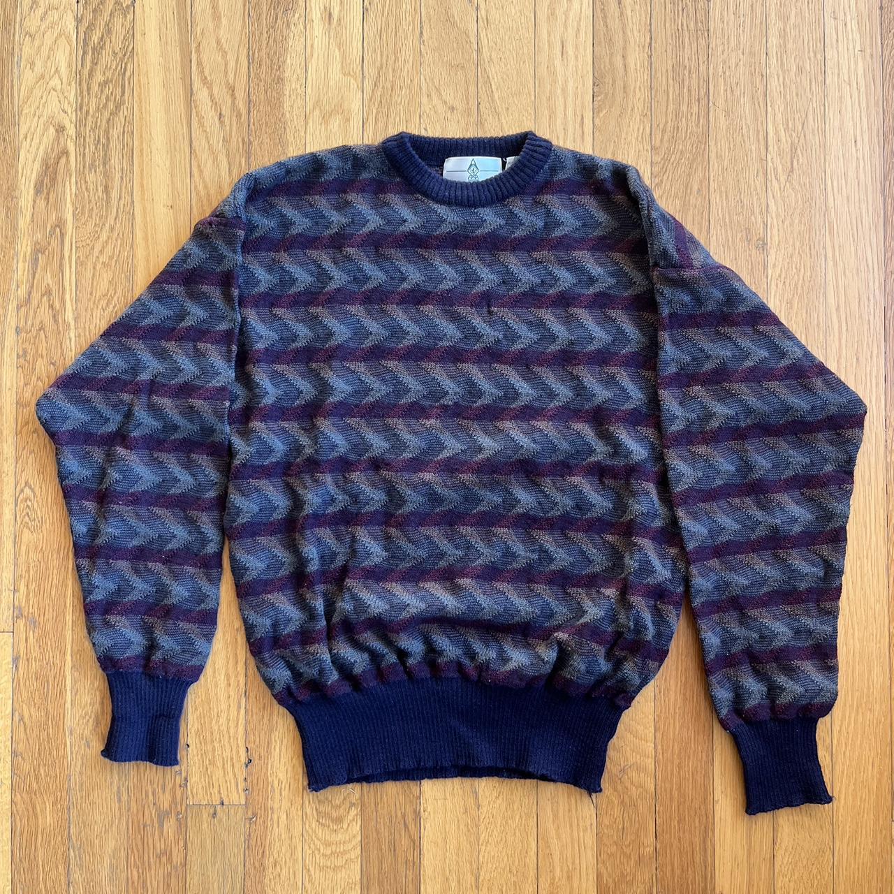 Austin Reed patterned sweater - Size Large - 100%... - Depop