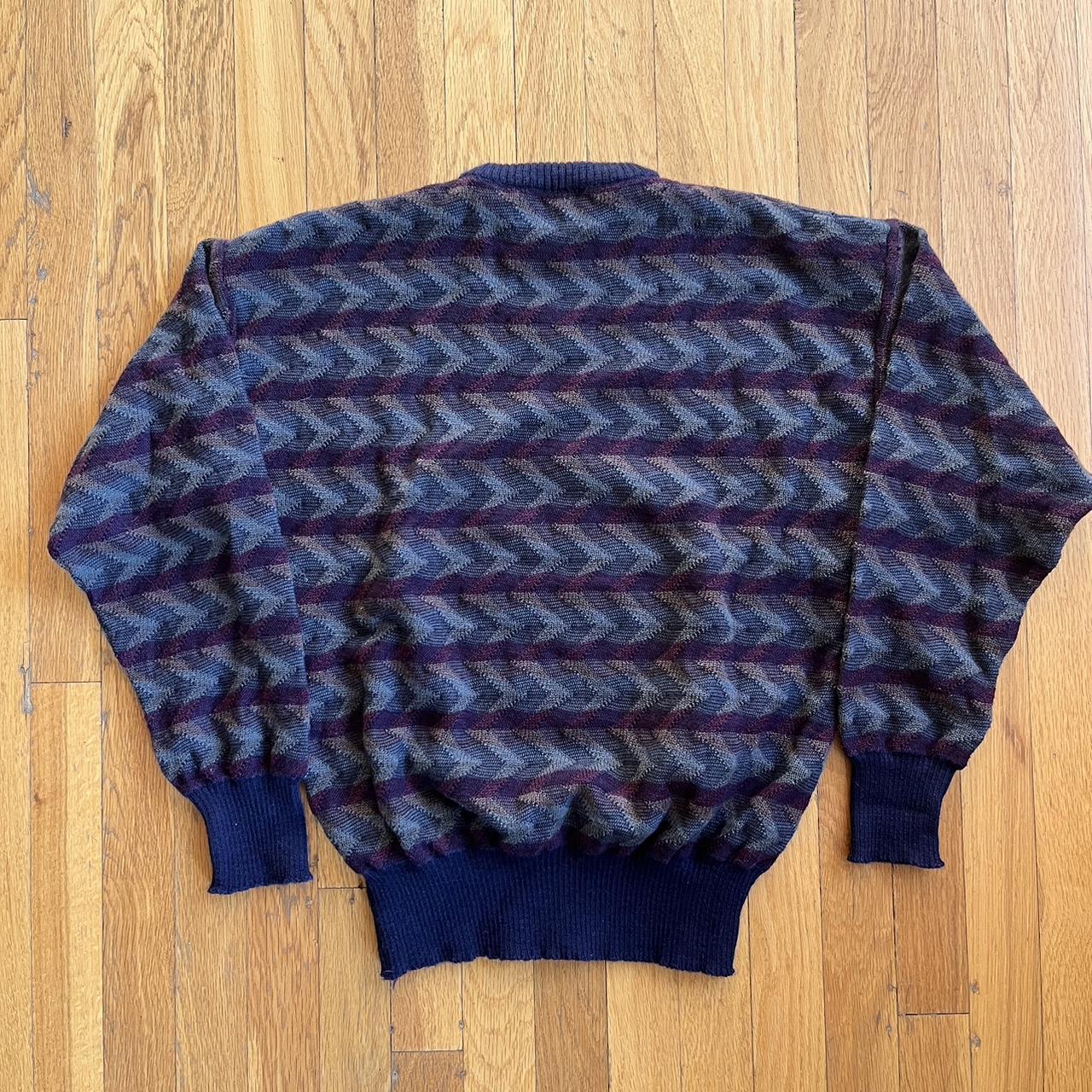 Austin Reed patterned sweater - Size Large - 100%... - Depop