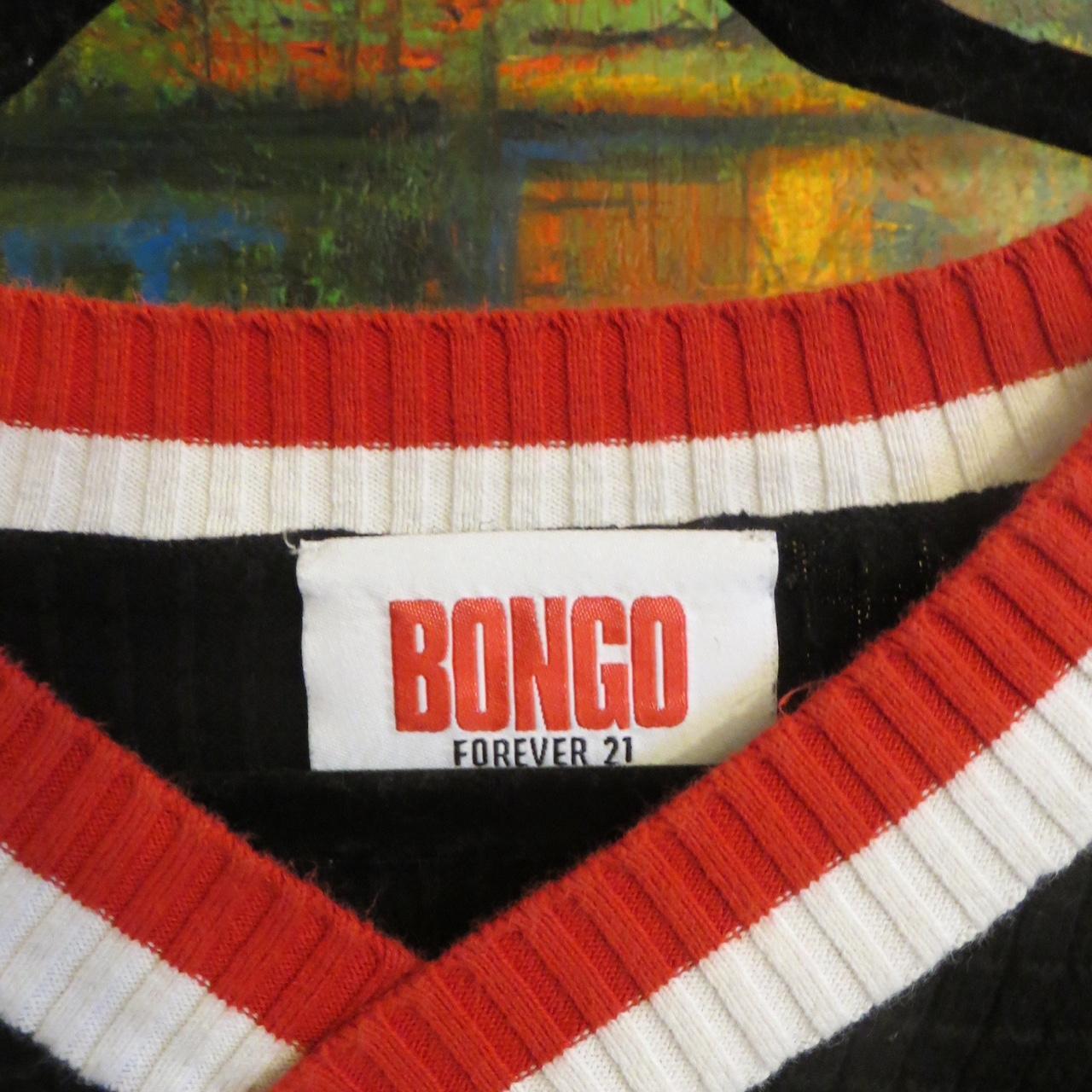 Bongo black and red sweater vest - Depop