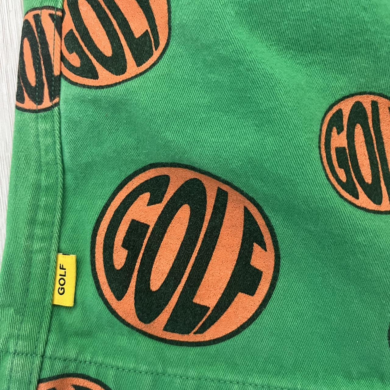 Golf Wang Green and Orange circle shorts... - Depop