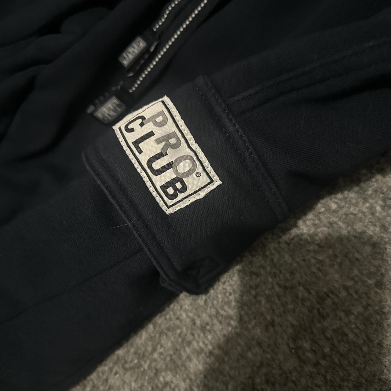 Navy Blue Pro club Cargo sweatpants heavyweight -... | Depop