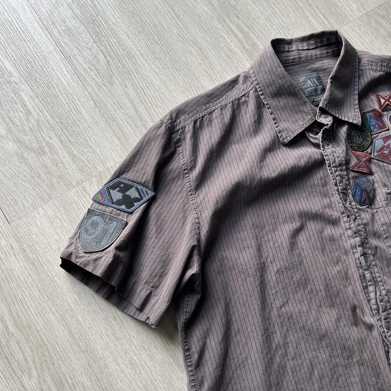 Vintage Armani button up Size m - Depop