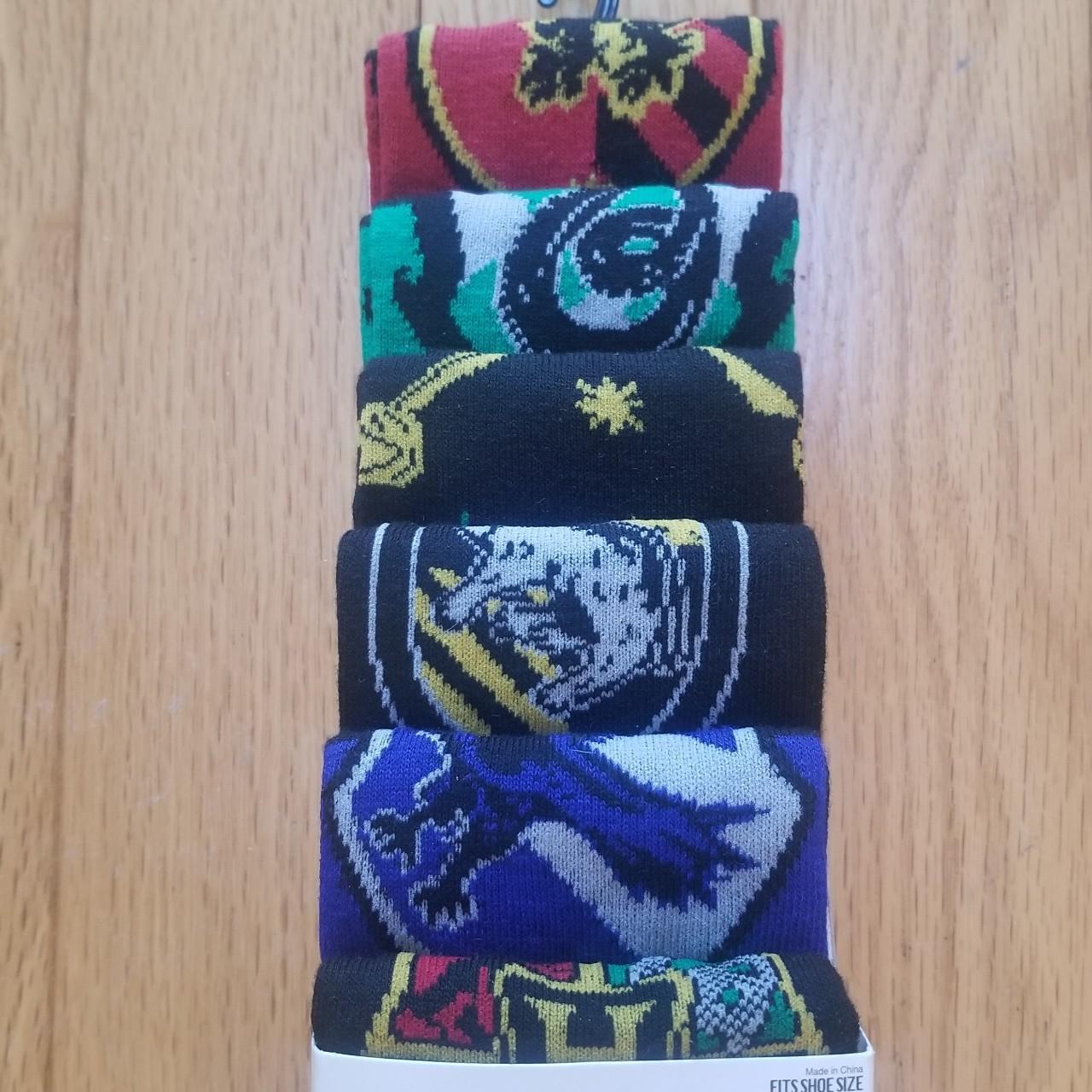 Harry Potter casual crew socks 6 pack! All Hogwarts... - Depop