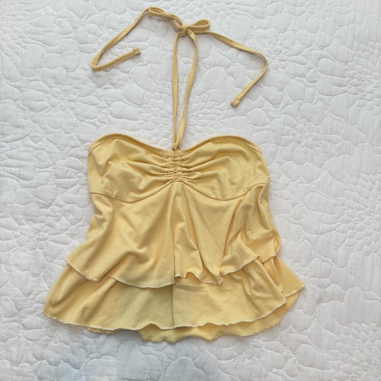 Super cute ruffled halter top #haltertop #summer | Depop