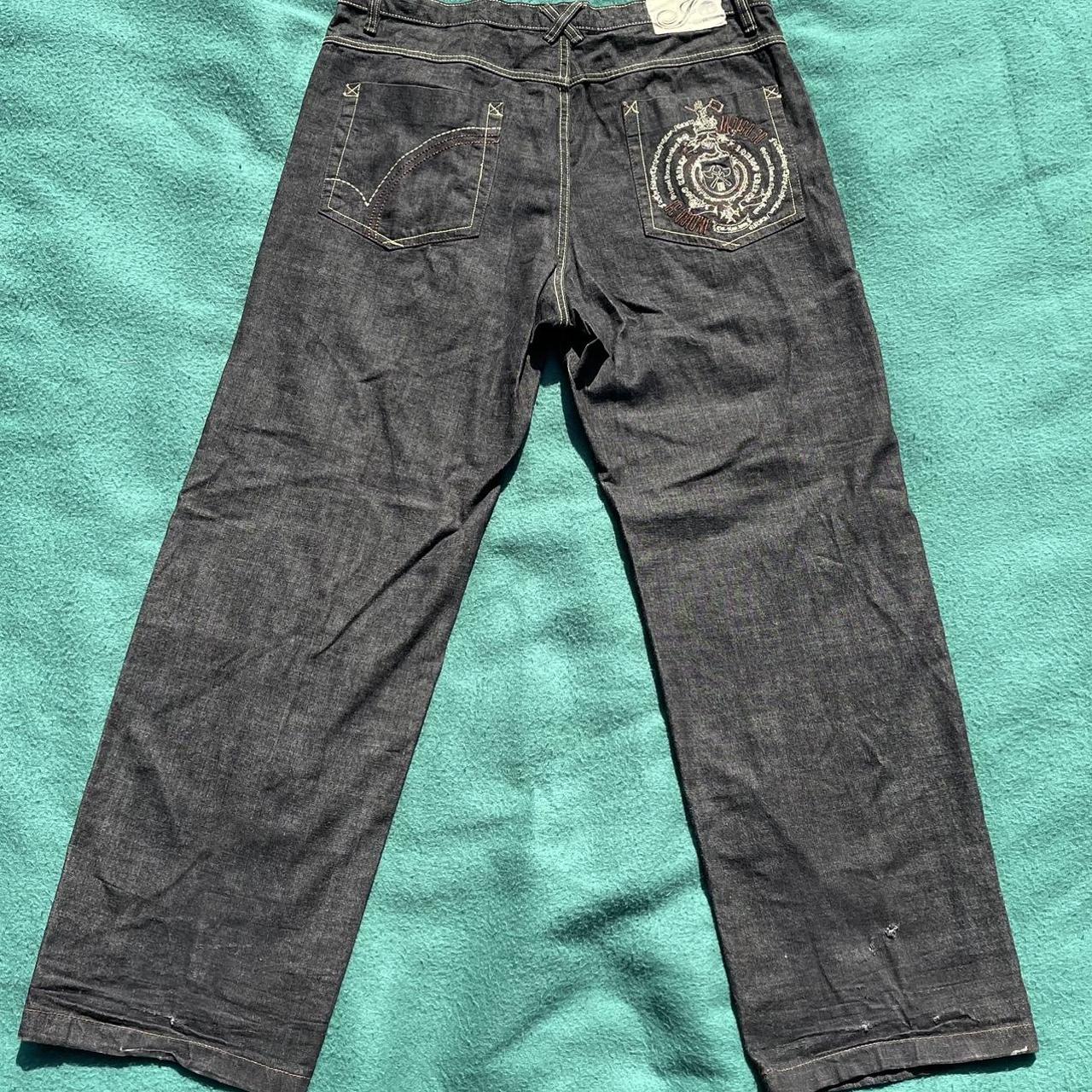 Black Grunge Rocker Jeans Rebellious fusion of... - Depop